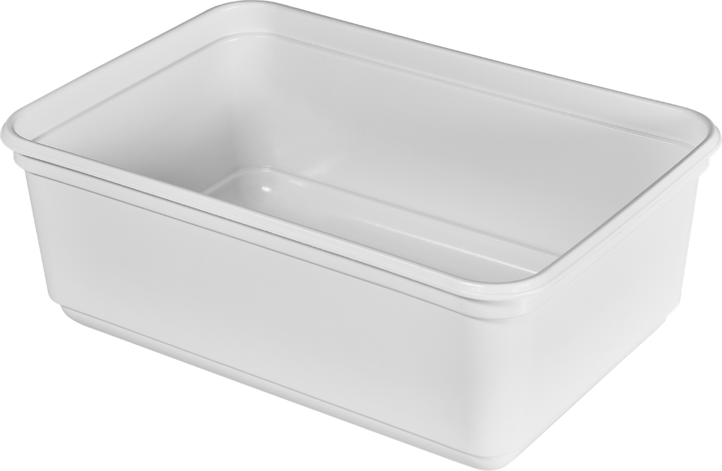 Takeaway container 1 liter white | Serup